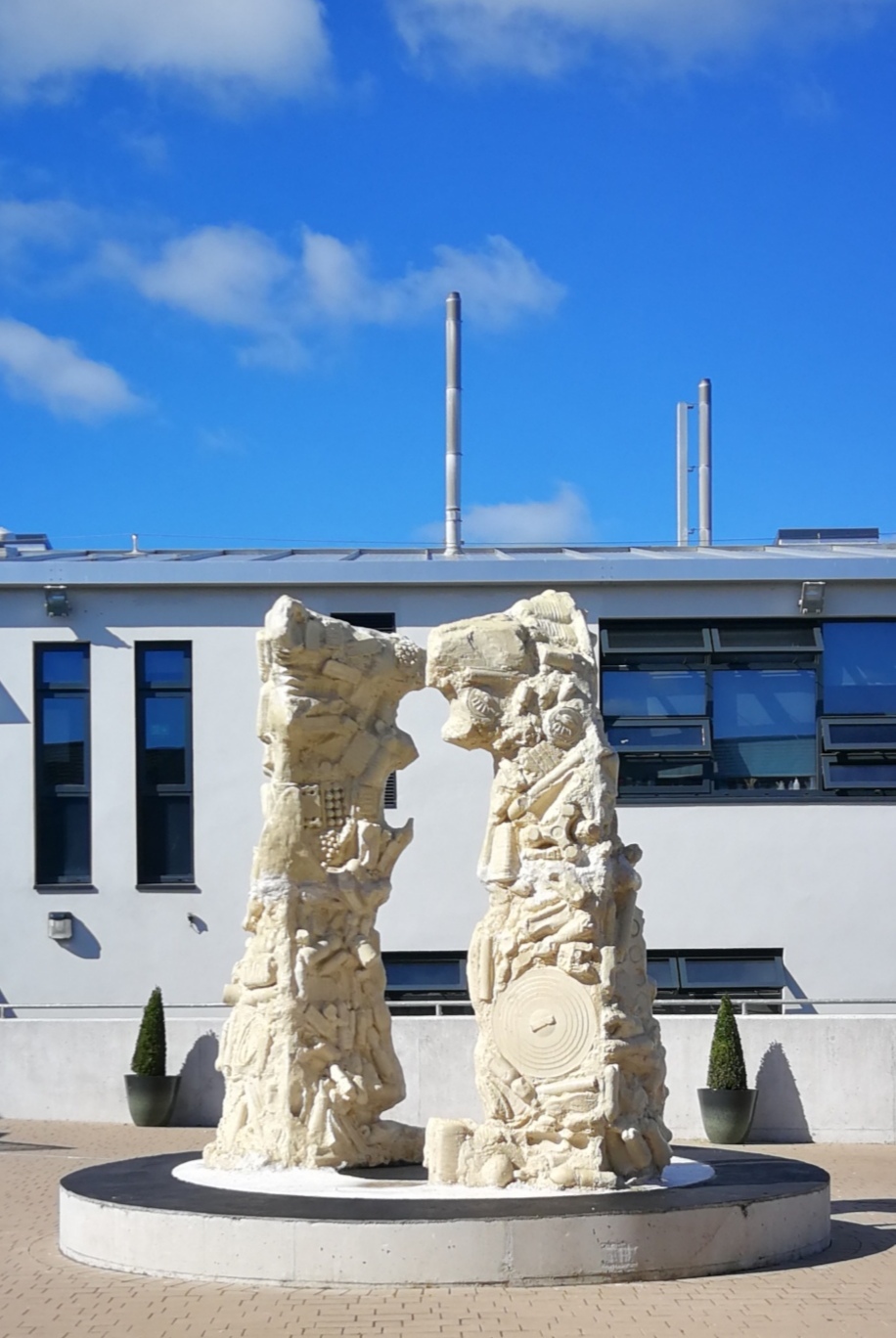 The Runner Sculpture Unveiled - Glanmire Community College