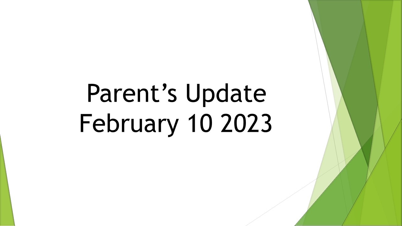 Parents Update Friday 10 February 2023 - Glanmire Community College