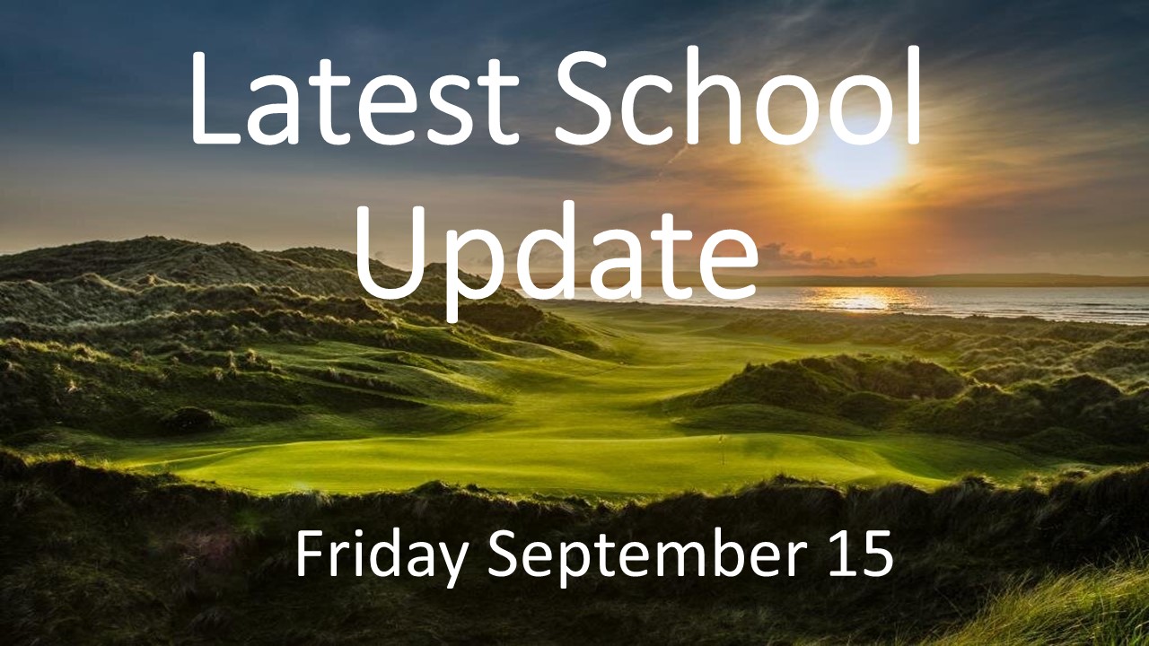 GCC Parents Update Friday 15 September 2023 - Glanmire Community College