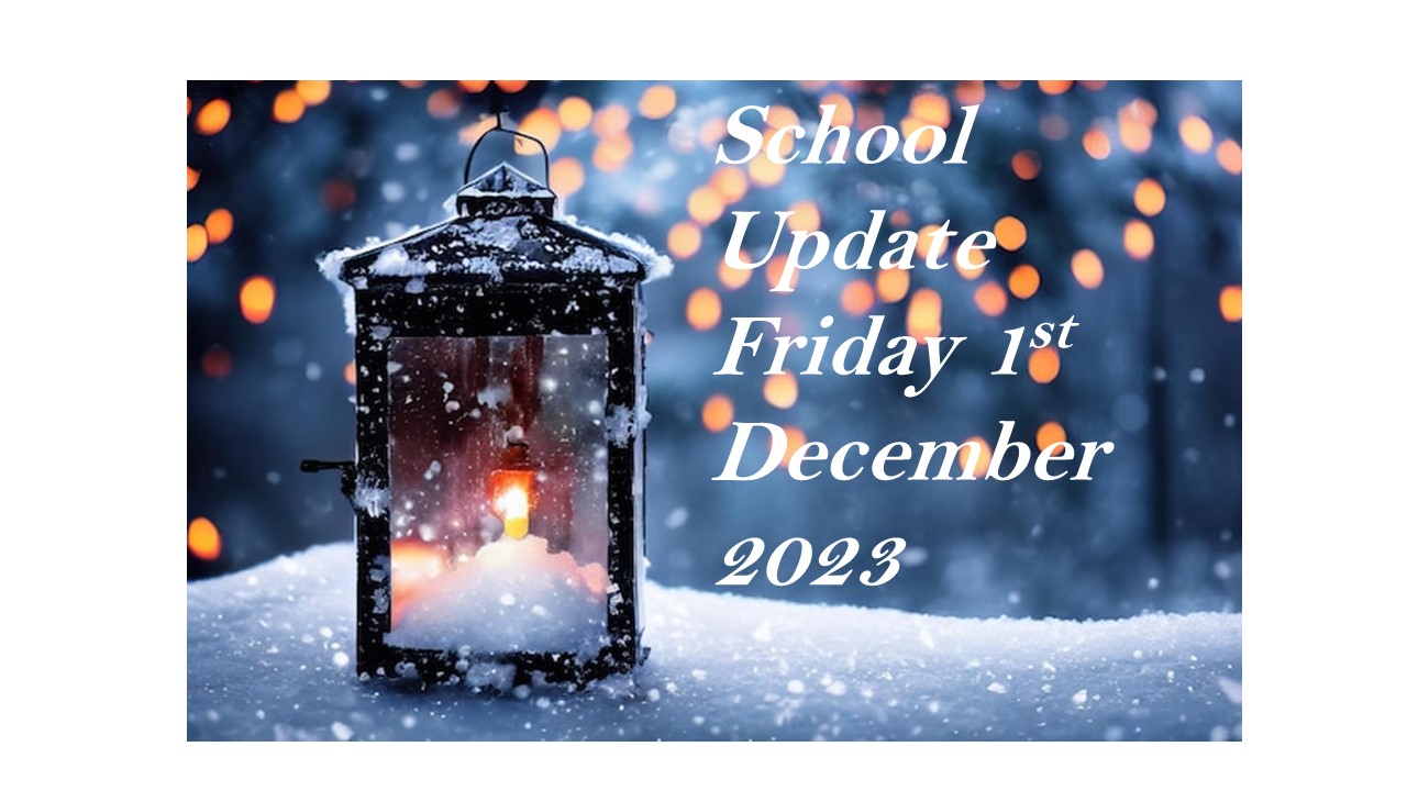 GCC Parents Update Friday 1 December 2023 - Glanmire Community College