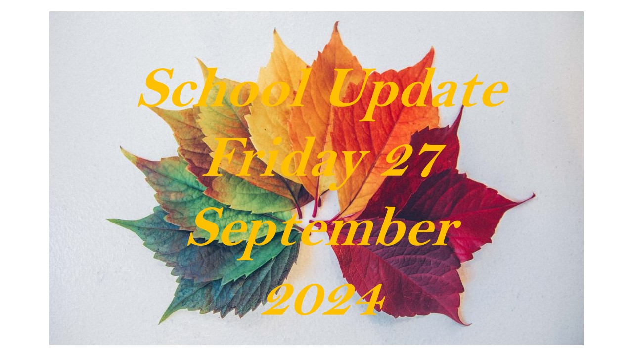 GCC Parents Update 5 Friday 27 September 2024 - Glanmire Community College
